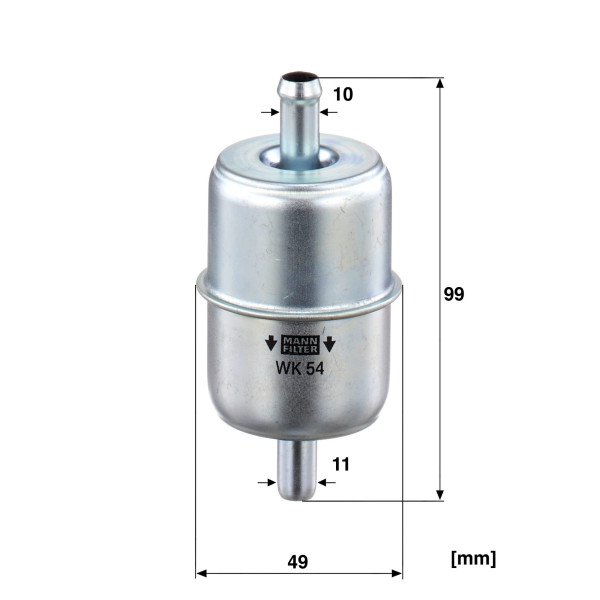 FUEL FILTER IN LINE 10mm Last One