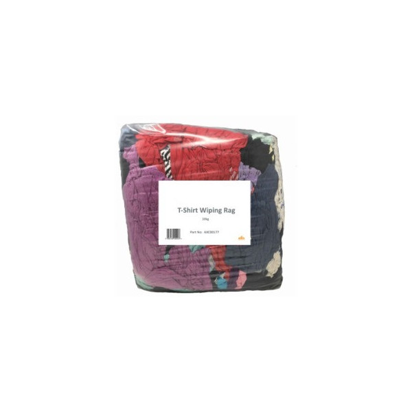 10KG COLOURED COTTON WIPING RAGS