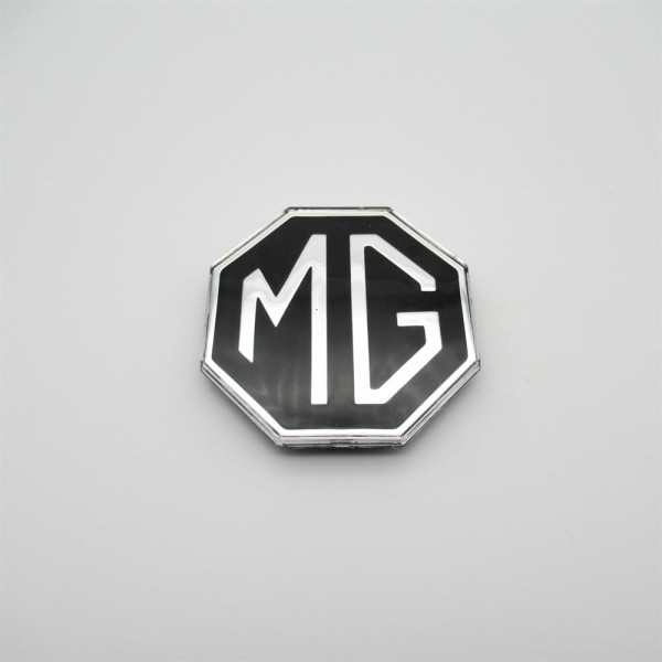 Badge boot lid MG logo plastic silver on black